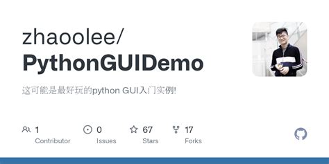 Github Zhaoolee Pythonguidemo Python Gui