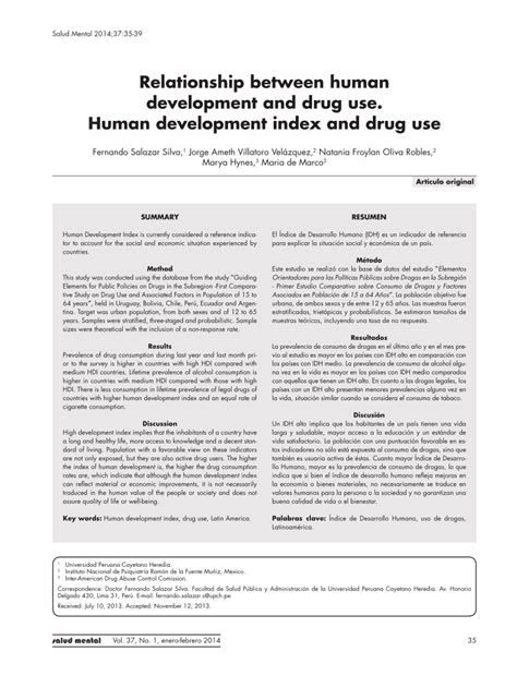 Pdf Relationship Between Human Development And Drug Use Human Development Index And Drug Use