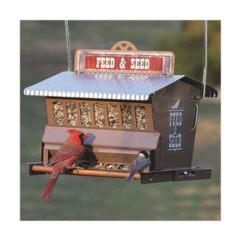 Woodlink Wl24637 Rustic Farmhouse Absolute Feed And Seed Feeder 1 Fred