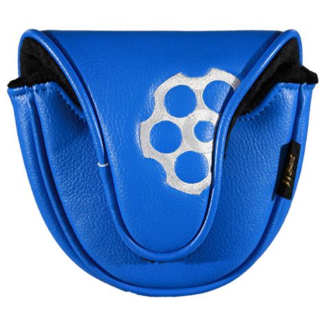 Carbon Big Logo Mallet Head Cover Blue Regripit