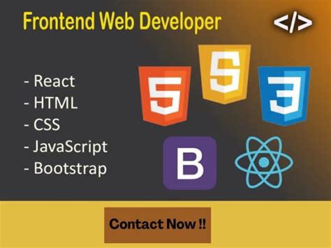 Be Your Frontend Web Developer In React Html Css Javascript
