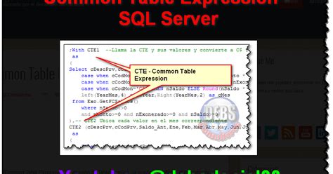 Video Common Table Expression Sql Server ~ Debs Consultores