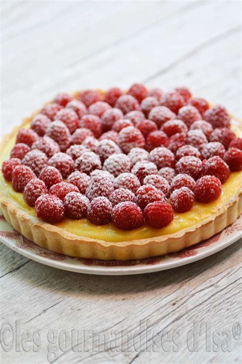 TARTE AU CITRON ET AUX FRAMBOISES