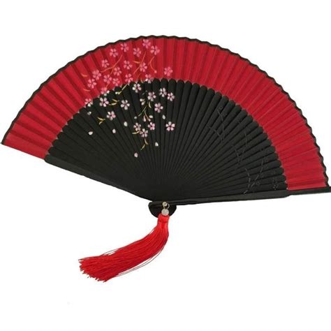 Hand Fan Japanese Folding Fan Blossom Cherry Foxtume