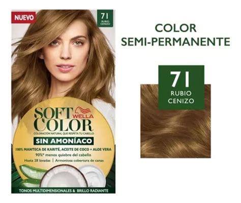 Soft Color Kit De Tintura Semipermanente 71 Rubio Cenizo Mercadolibre