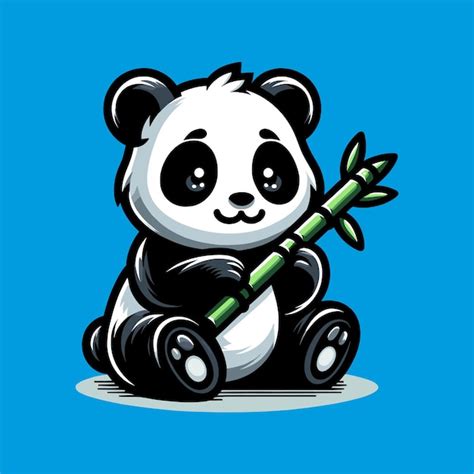 Premium Vector Cute Panda Vector Illustration