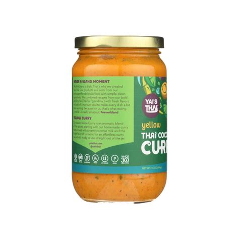 Yais Thai Yellow Thai Coconut Curry 16oz Terra Powders