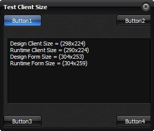 Delphi VCL Styles Client Size Of Form Reduced Stack Overflow