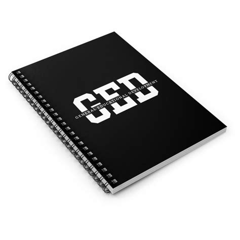 Ged Exam Prep Notebook General Educational Development Exam Ruled Line