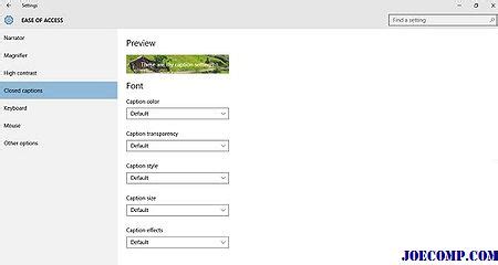 Pengaturan Kemudahan Akses Di Windows 10 Windows 2025