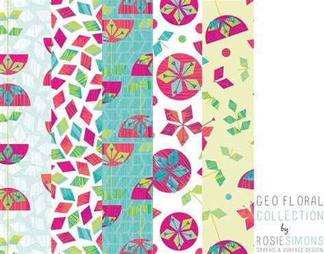New Geometric Collection By Rosie Simons
