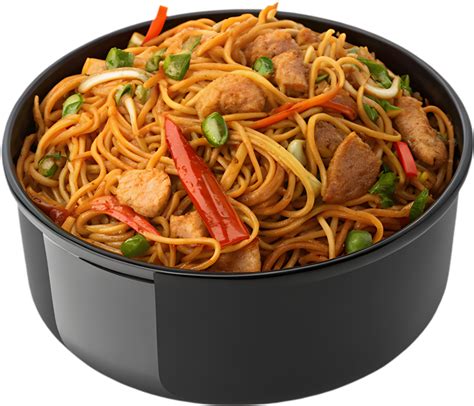 Bright Chow Mein Clipart Featuring Authentic Chinese Noodles