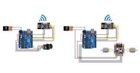 DC Motor Controlled By Joystick Using Arduino L N Motor Driver Wireless Connection