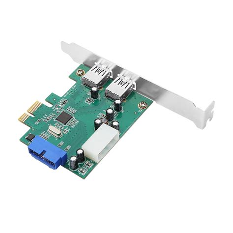 诺可信（nokoxin Pci E转usb30扩展卡双口台式机主机箱内置高速5gb传输2口usb独立供电支持热插拔虎窝淘