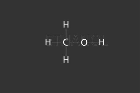 Ethanol Molecular Skeletal Chemical Formula 37960239 Vector Art At Vecteezy
