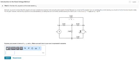 Solved Assessment 4 Introduction To The Node Voltage Method