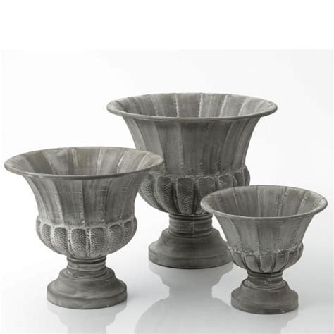 Set De 3 Vases Médicis Bas Jardiland