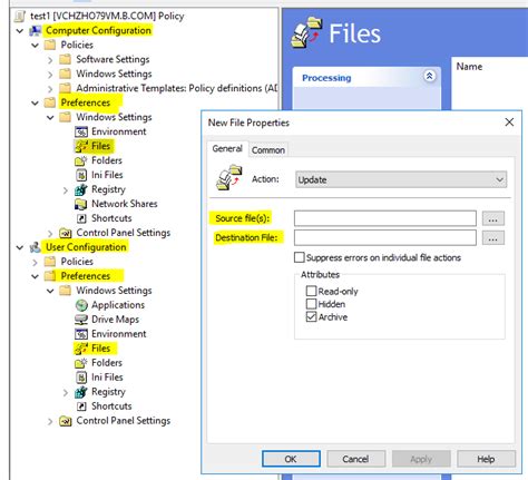 Copy Folders From Fileserver To Userprofile Microsoft Qanda