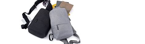 Xiaomi Mi City Sling Bag - Light Grey: Amazon.co.uk: Fashion