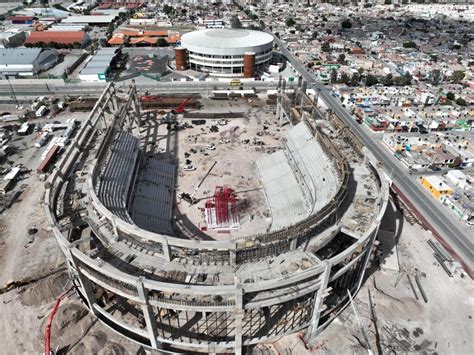 RICARDO GALLARDO SUPERVISA CONSTRUCCIÓN DE LA NUEVA ARENA POTOSÍ