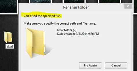Cant Rename A Folder In Windows 8 1 Any Ideas My Account Is An