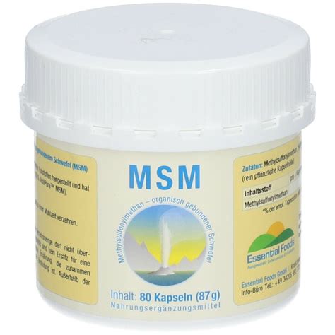 MSM 1000 mg 80 St - Shop Apotheke