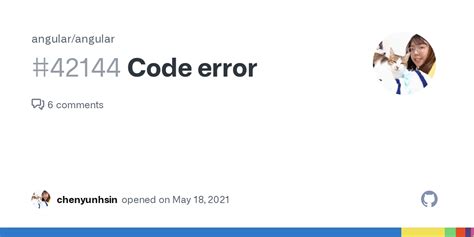 Code Error Issue 42144 Angular Angular GitHub