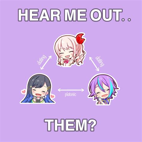 Colorful Stage Project Sekai Prsk Pjsk An Rui Mizuki Rarepair Ship Poly