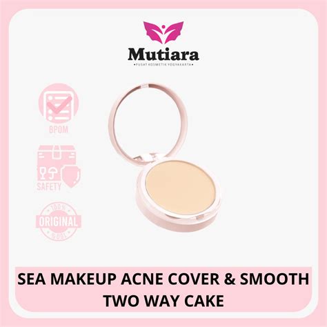 Jual Sea Makeup Acne Cover And Smooth Two Way Cake Shopee Indonesia