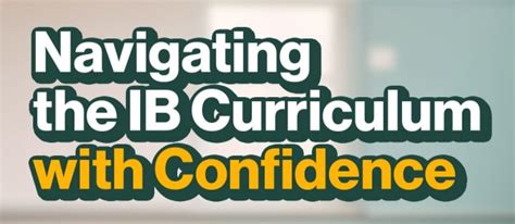 Sinotif Navigating The International Baccalaurate Curriculum With