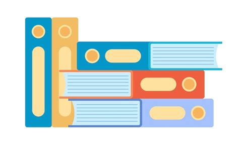 Premium Vector File Documents Pile Isolated Concept Vector Flat Graphic Design Illustration