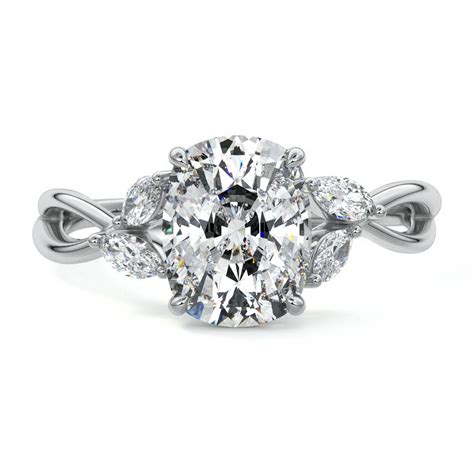 Tethis Nature Inspired Floral Setting Wg Lab Diamond Ny Llc