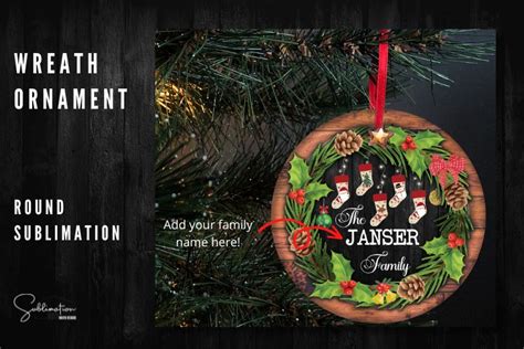 Round Christmas Ornament