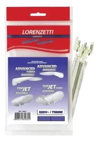 Resistência Advanced Top Jet Eletrônica Lorenzetti 220v 7500 MercadoLivre