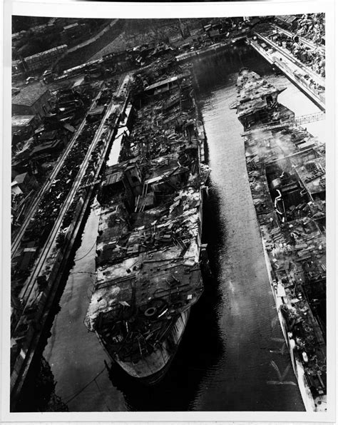 4886 X 6154 Ijn Kasagi And Ijn Ibuki At Sasebo In About 1948 While