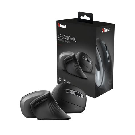 Mouse Trust Ergonomic Wireless Verro - M y M Suministros