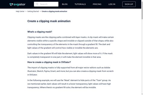 How To Create A Clipping Mask Animation SVGator Help