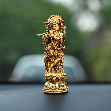 Lord Krishna Idol For Car Small Krishna Idol For Dashboard Theartarium