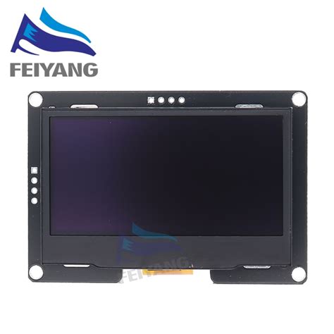 โมดูลหน้าจอแสดงผล Oled Lcd Ssd1309 12864 7 Pin Spi Iic I2c Serial อินเตอร์เฟซ 2 4 นิ้ว 2 42 นิ้ว