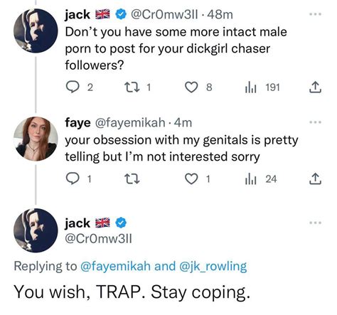 Terfs Hate Trans People But Will Sexualize Them And Somehow Know Oddly