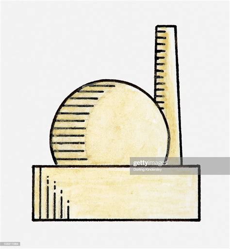 Illustration Of Nuclear Power Station High Res Vector Graphic Getty