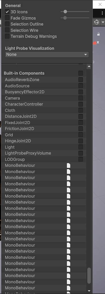 How To Find Out Which Script Is Causing Break Buildin Gizmo Unity