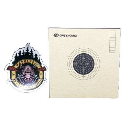 Jual Bakul Edan Shooting Paper Kertas Target Sasaran Tembak Ukuran