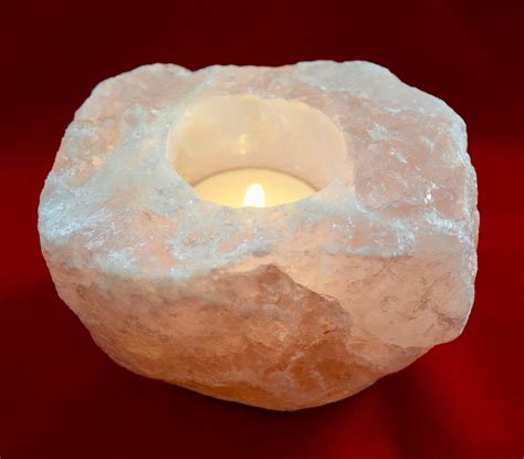 Rose Quartz Tea Light Candleholder For Love And Healing Energy Large