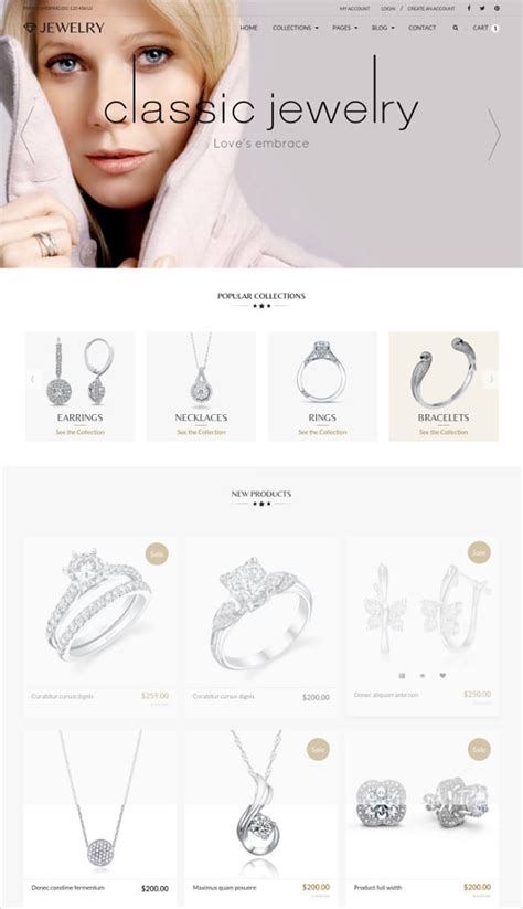 37 Jewelry Website Themes And Templates