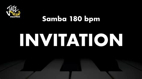 Invitation Jazz Standard Backing Track YouTube