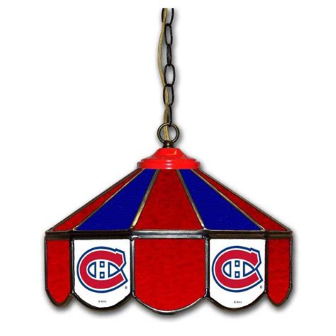 Imperial Montreal Canadiens 14 Glass Pub Lamp