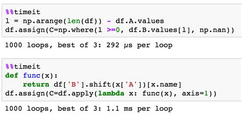 Python Variable Shift In Pandas Stack Overflow
