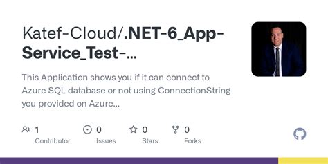 Net 6app Servicetest Connectionstringnfig At Main · Katef