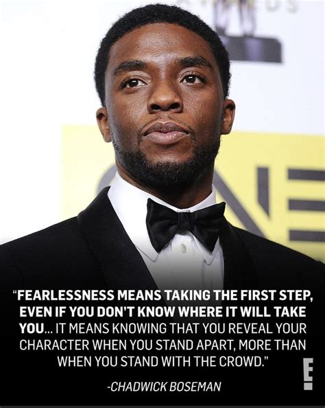 Chadwick Boseman Motivation Fact Quotes Inspirational Words Life Quotes